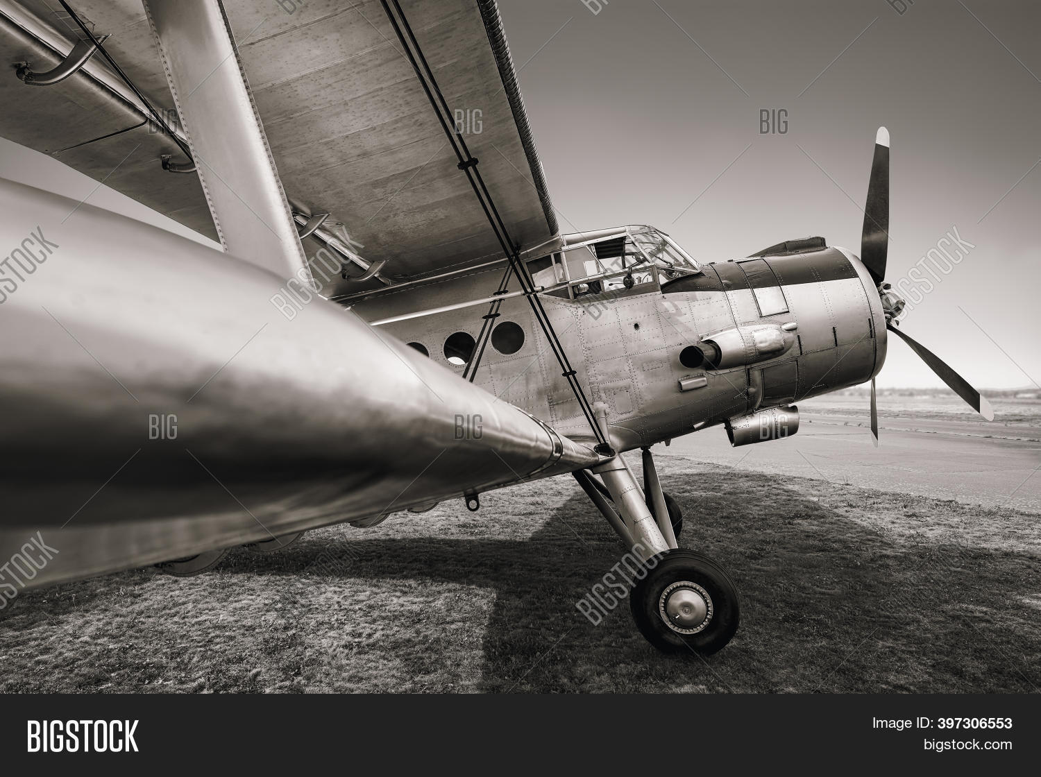 Historical Biplane On Image & Photo (Free Trial) | Bigstock