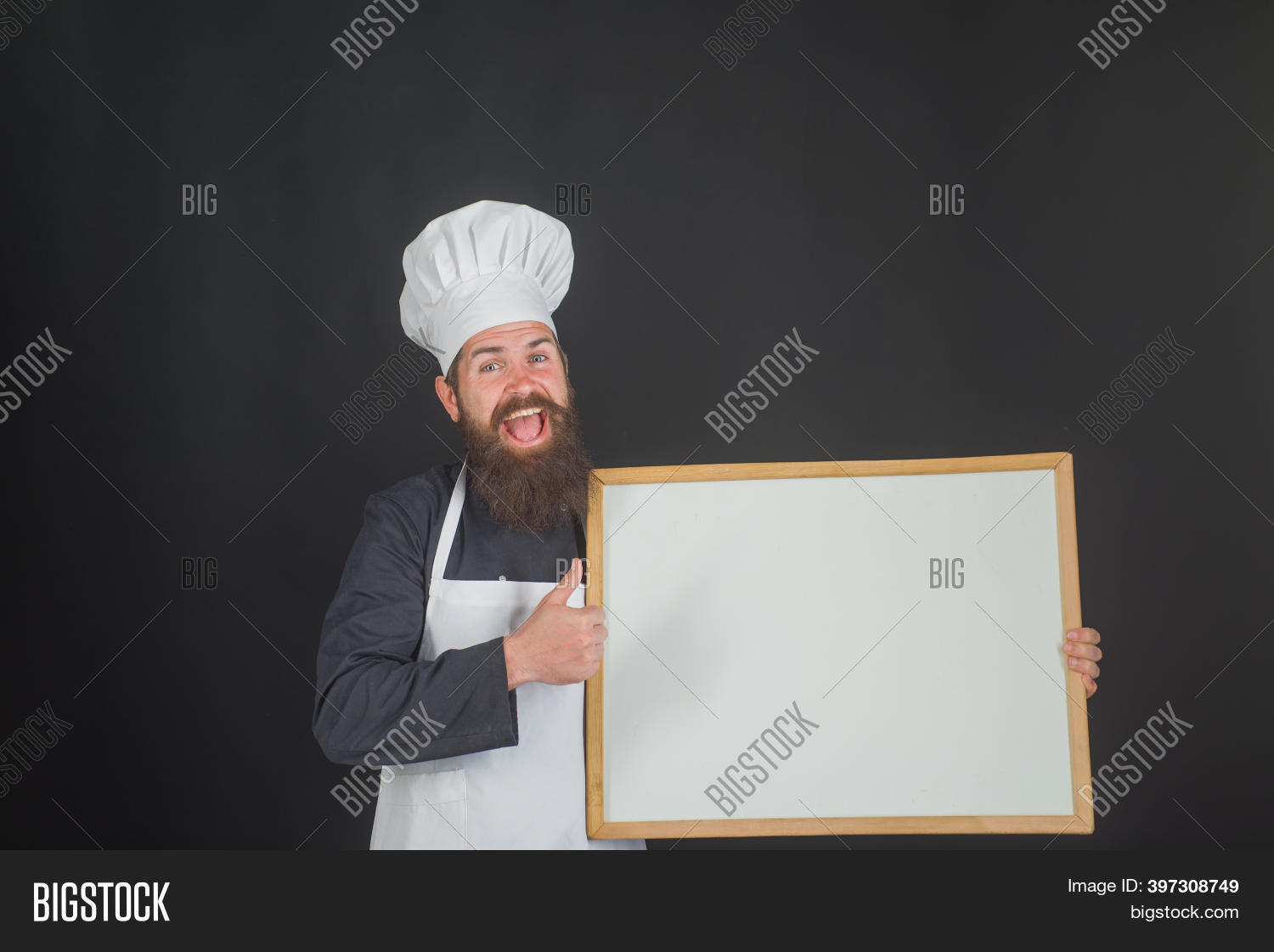 Chef. Empty Menu Board Image & Photo (Free Trial) | Bigstock
