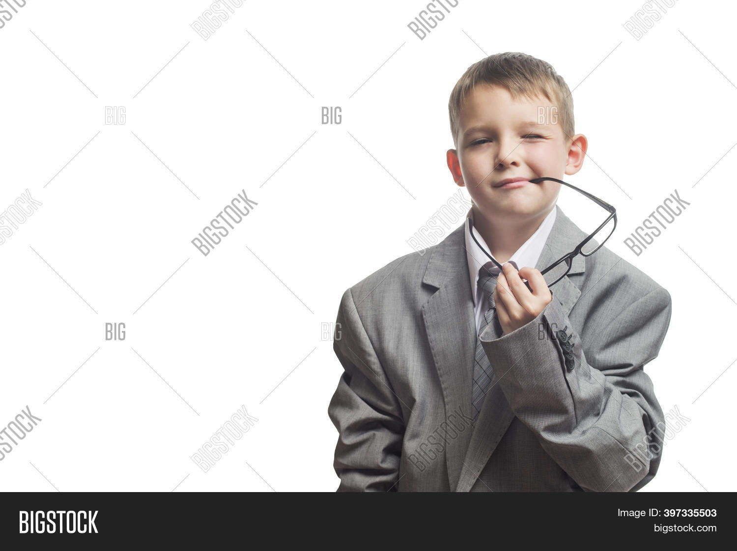 Serious Child Dressed Image & Photo (Free Trial) | Bigstock