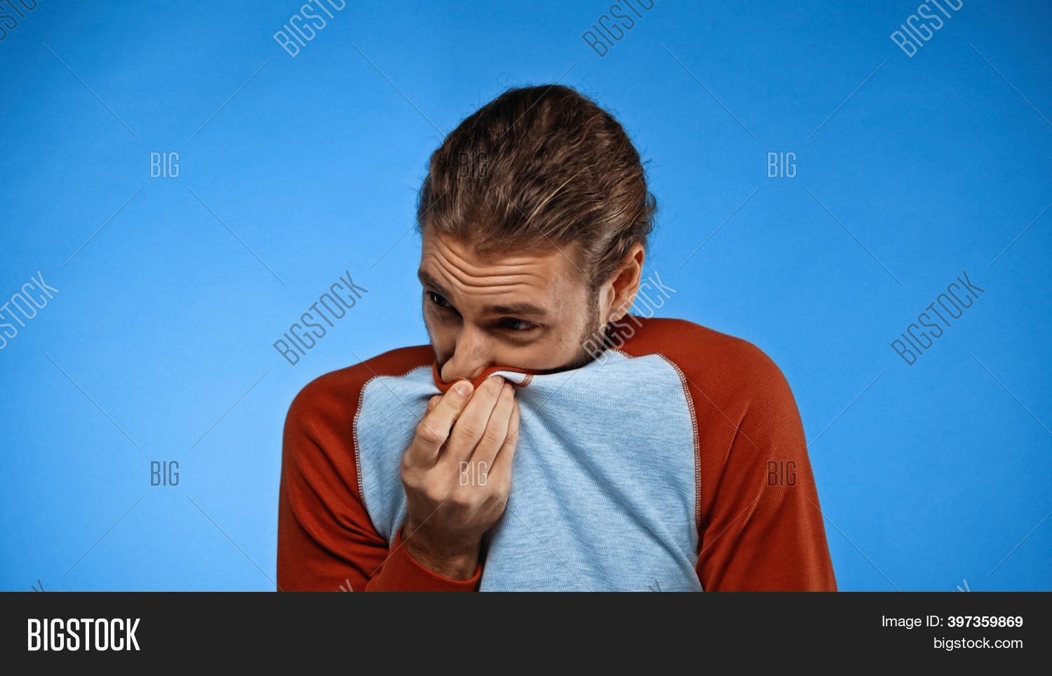 Man Covering Nose Image & Photo (Free Trial) | Bigstock