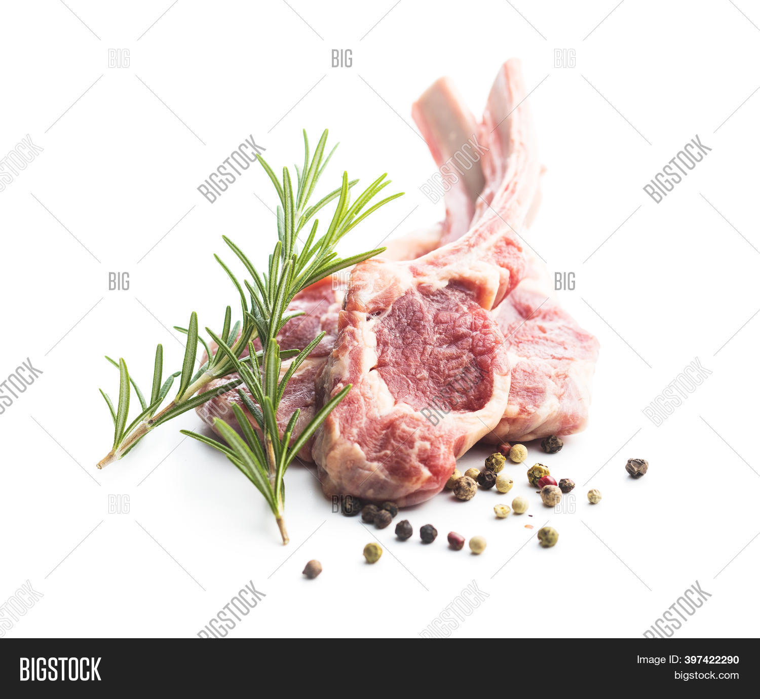Slices Raw Lamb Chops Image & Photo (Free Trial) | Bigstock