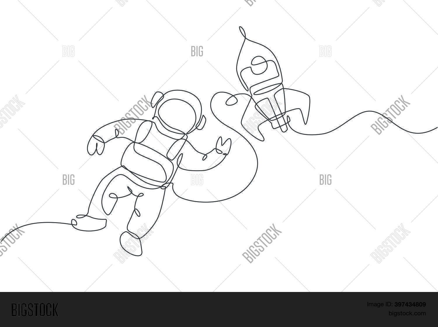 One Single Line Vector & Photo (Free Trial) | Bigstock