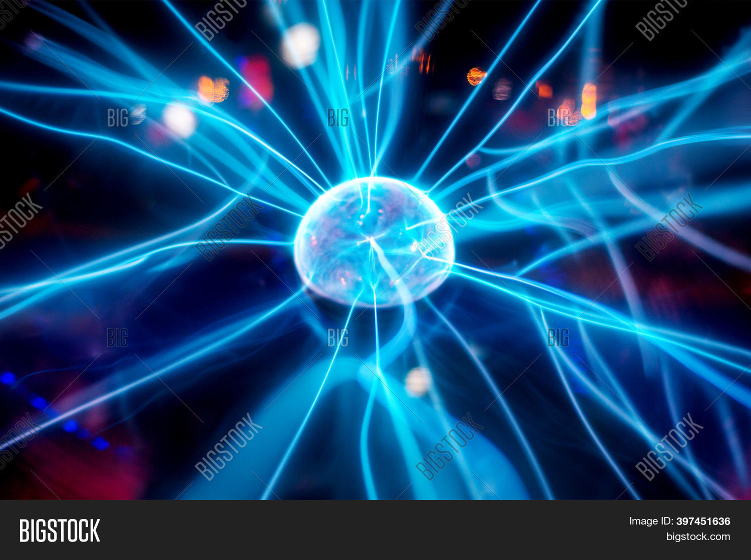 Plasma Ball Scientific Image & Photo (Free Trial) | Bigstock