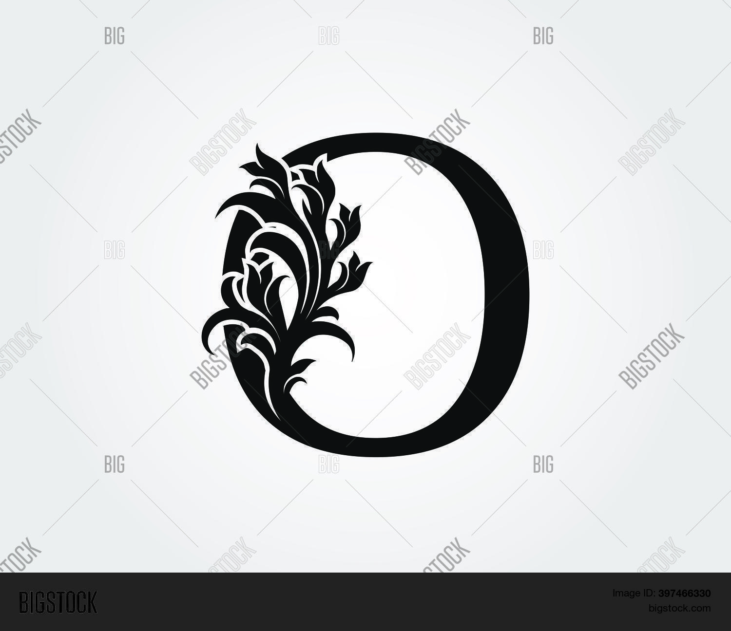 Monogram Letter O Vector & Photo (Free Trial) | Bigstock
