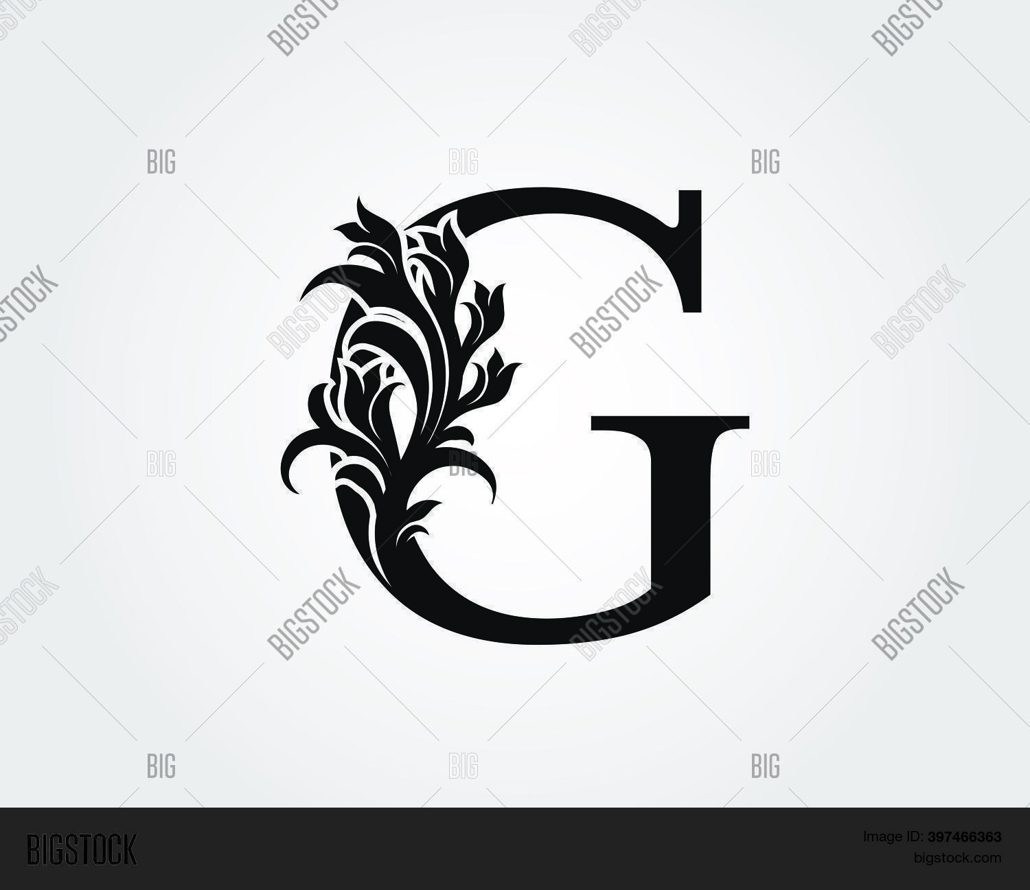 Monogram Letter G Vector & Photo (Free Trial) | Bigstock