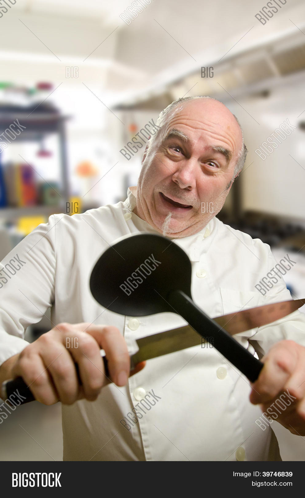 Crazy Cook Spoon Knife Image & Photo (Free Trial) | Bigstock