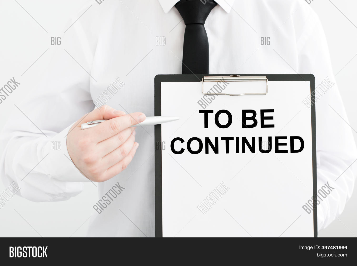Card Text Be Continued Image & Photo (Free Trial) | Bigstock