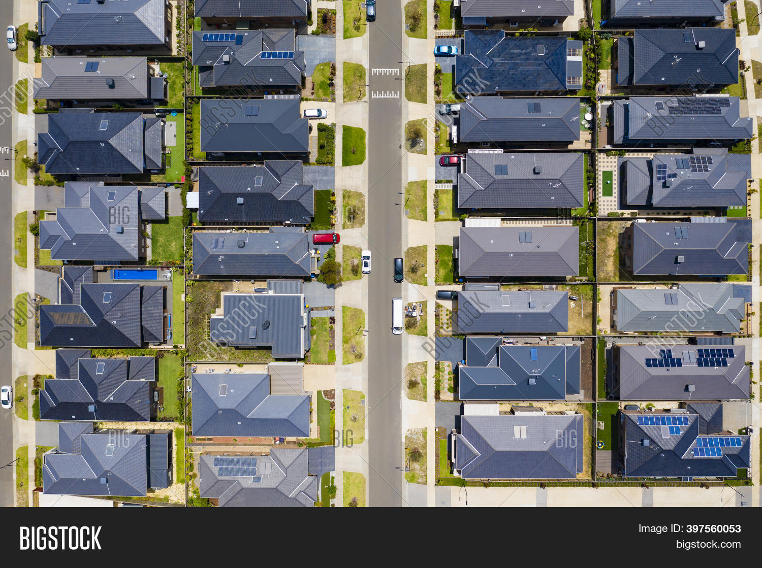 Aerial Top Down Photo Image & Photo (Free Trial) | Bigstock
