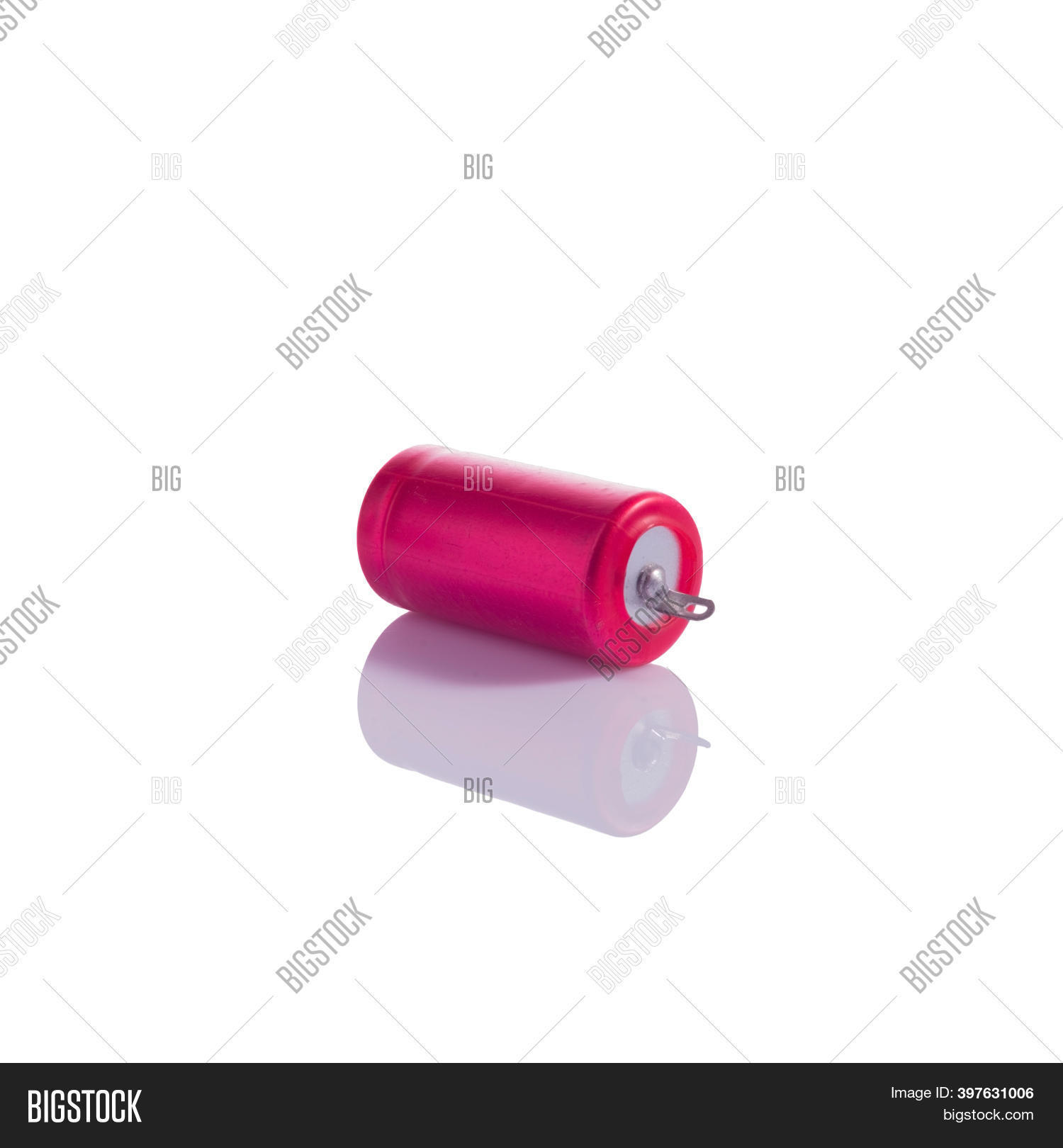 Red Capacitor Isolate Image & Photo (Free Trial) | Bigstock