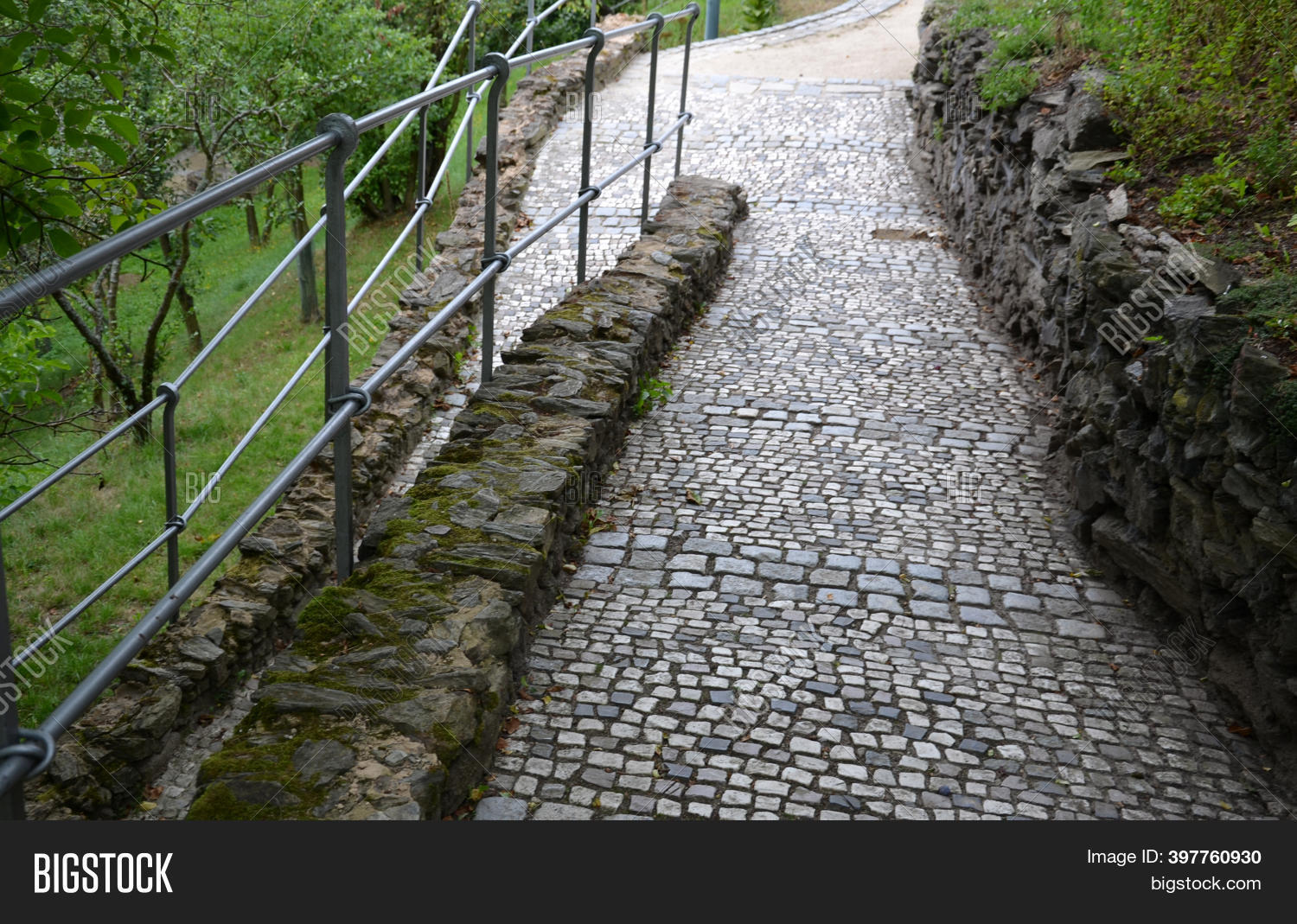 Cobblestone Path Image & Photo (Free Trial) | Bigstock