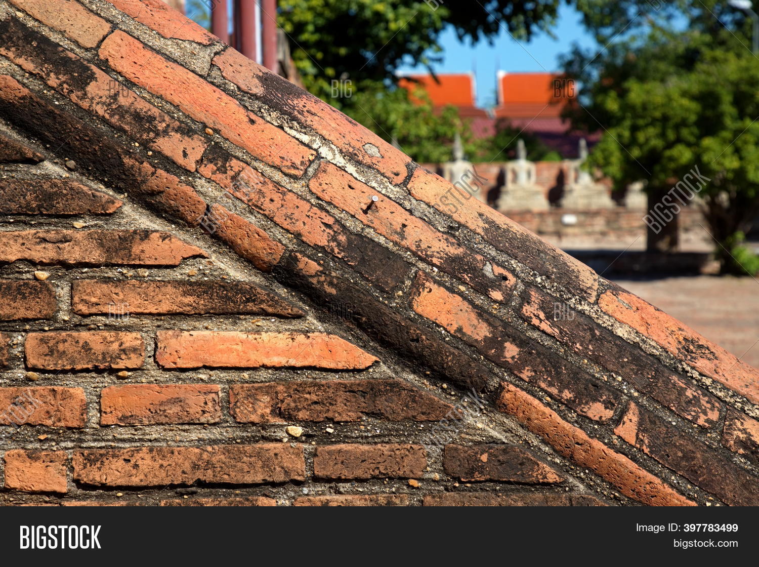 Brick Railing Temple Image & Photo (Free Trial) | Bigstock