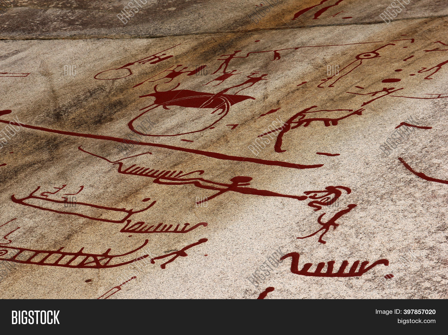 Prehistorical Drawing Image & Photo (Free Trial) | Bigstock