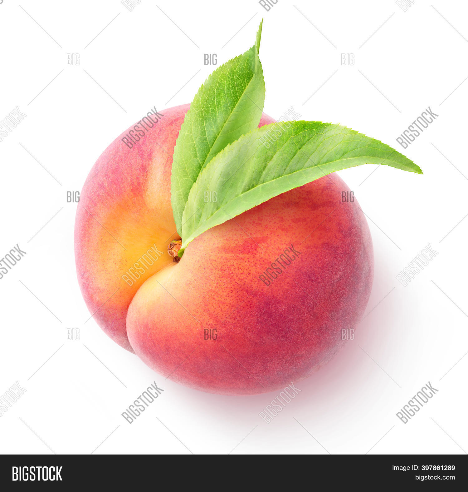 Fresh Peach Fruit Top Image & Photo (Free Trial) | Bigstock