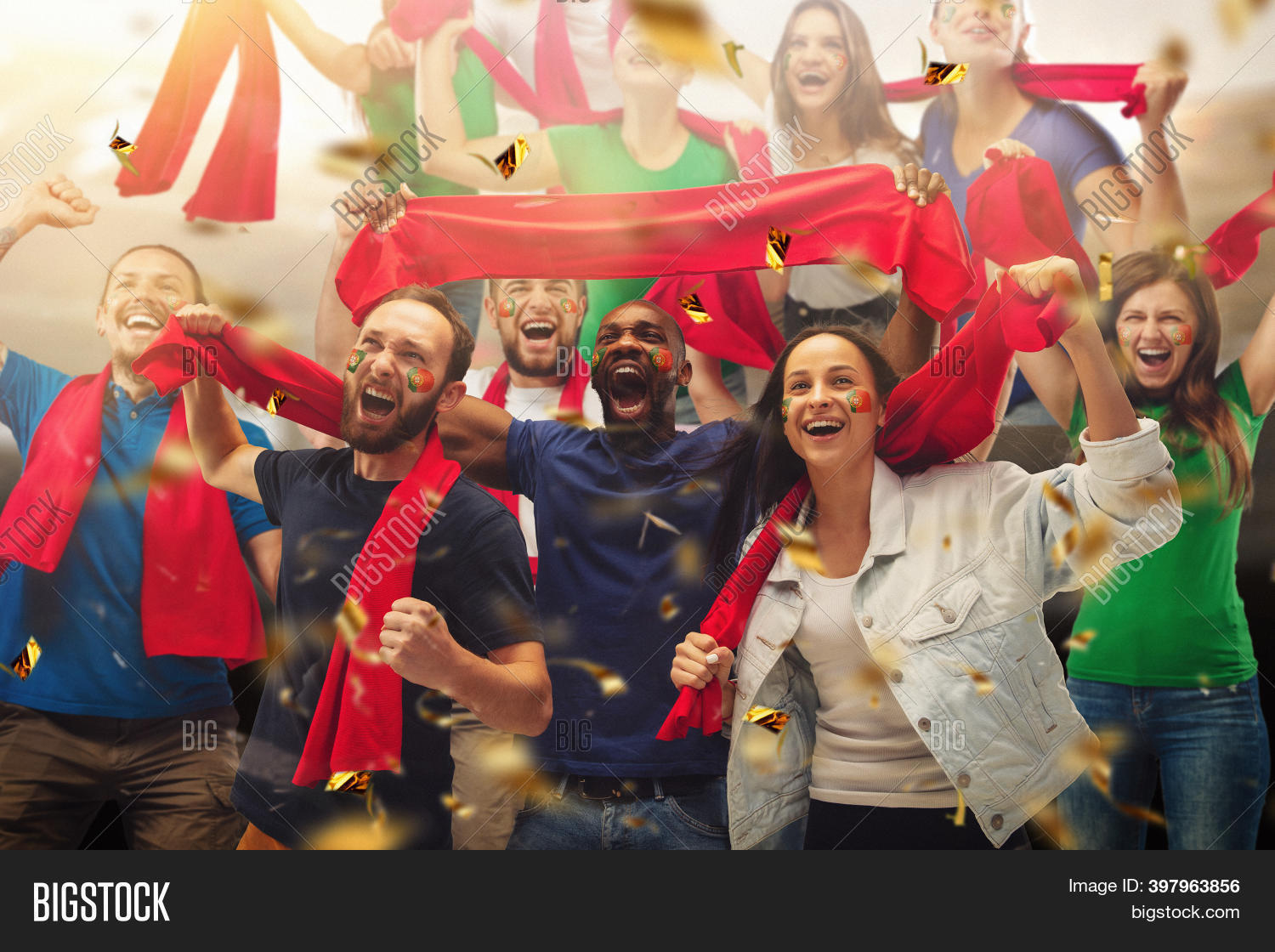 Group Happy Fans Image & Photo (Free Trial) | Bigstock