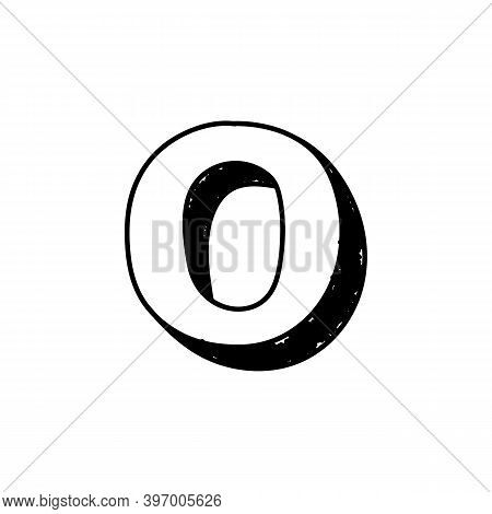 O Letter Hand-drawn Vector & Photo (Free Trial) | Bigstock