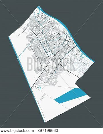 Basra Map. Detailed Vector & Photo (Free Trial) | Bigstock