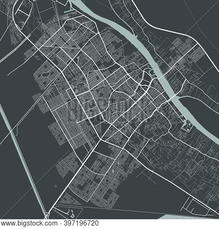 Urban City Map Basra Vector & Photo (Free Trial) | Bigstock