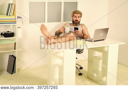 Lazy Work. Comfortable Image & Photo (Free Trial) | Bigstock
