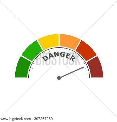 Color Scale Arrow Red Vector & Photo (Free Trial) | Bigstock