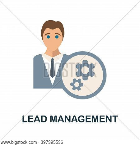 Lead Management Flat Vector & Photo (Free Trial) | Bigstock