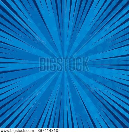 Blue Comic Book Page Vector & Photo (Free Trial) | Bigstock