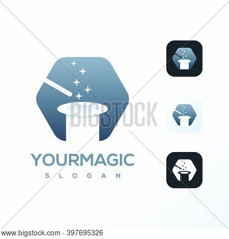 Magic Logo Design Vector & Photo (Free Trial) | Bigstock