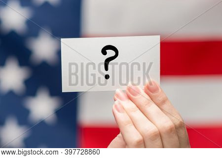 Question Mark American Flag Images, Illustrations & Vectors (Free ...