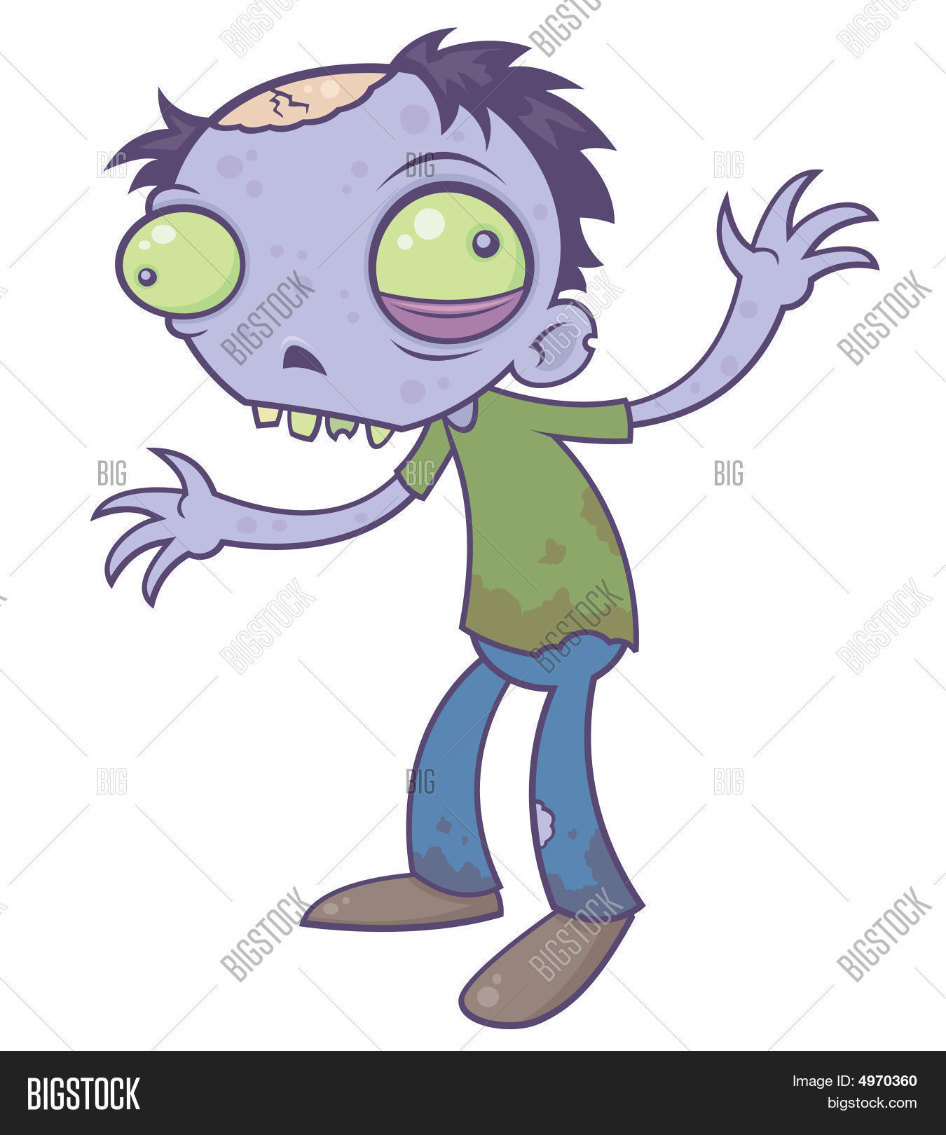 Zombie Cartoon Image & Photo (Free Trial) | Bigstock