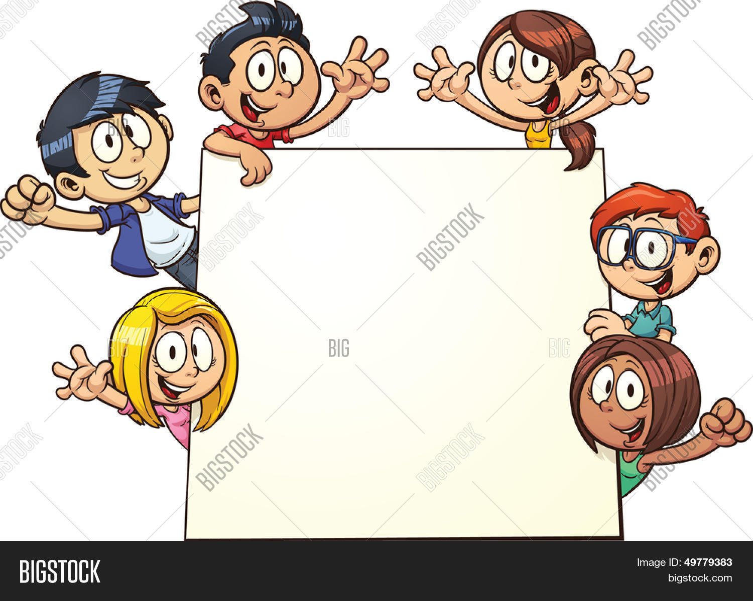 Cartoon Kids 矢量图和照片（免费试用） | Bigstock