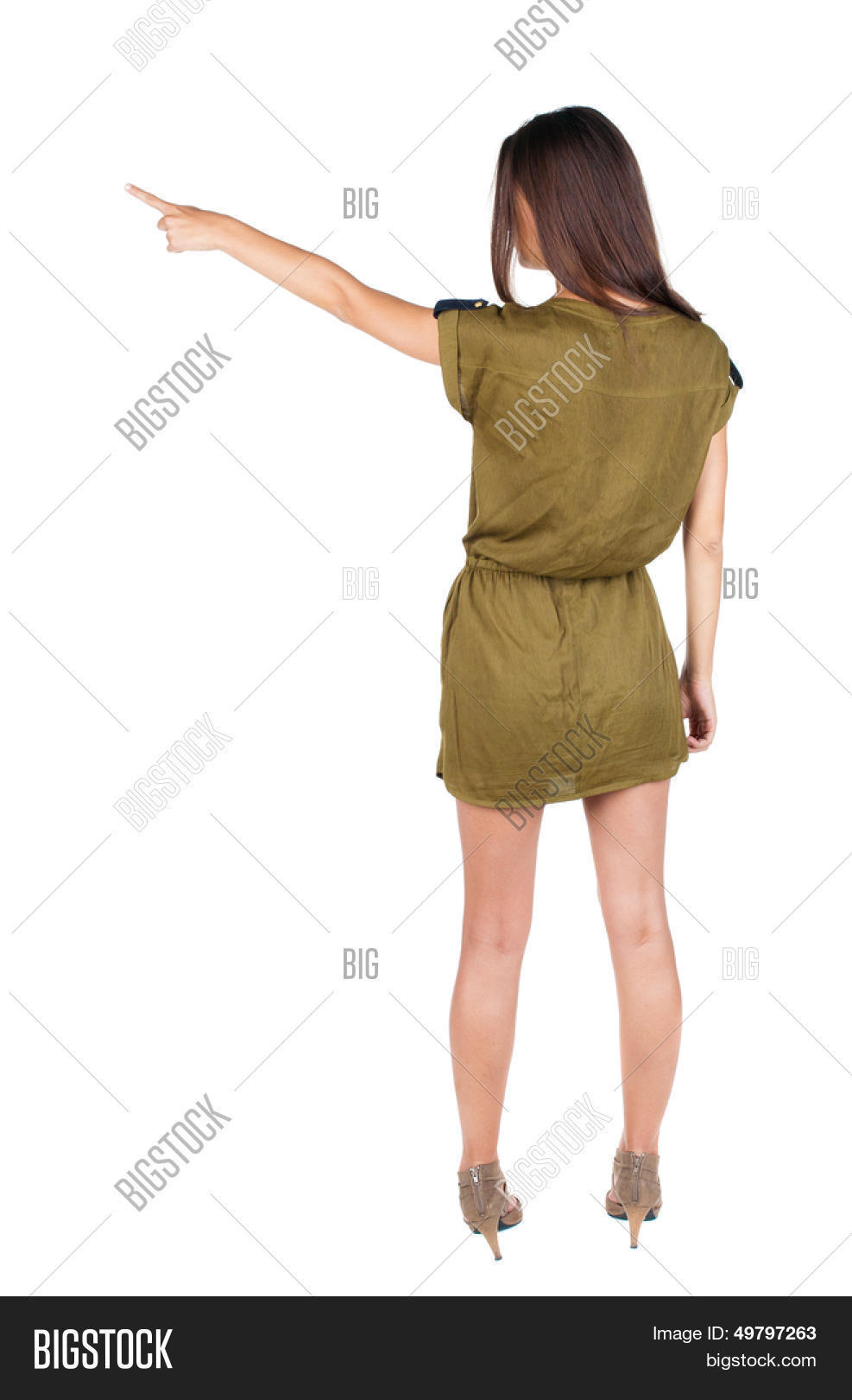 Back View Pointing Image & Photo (Free Trial) | Bigstock