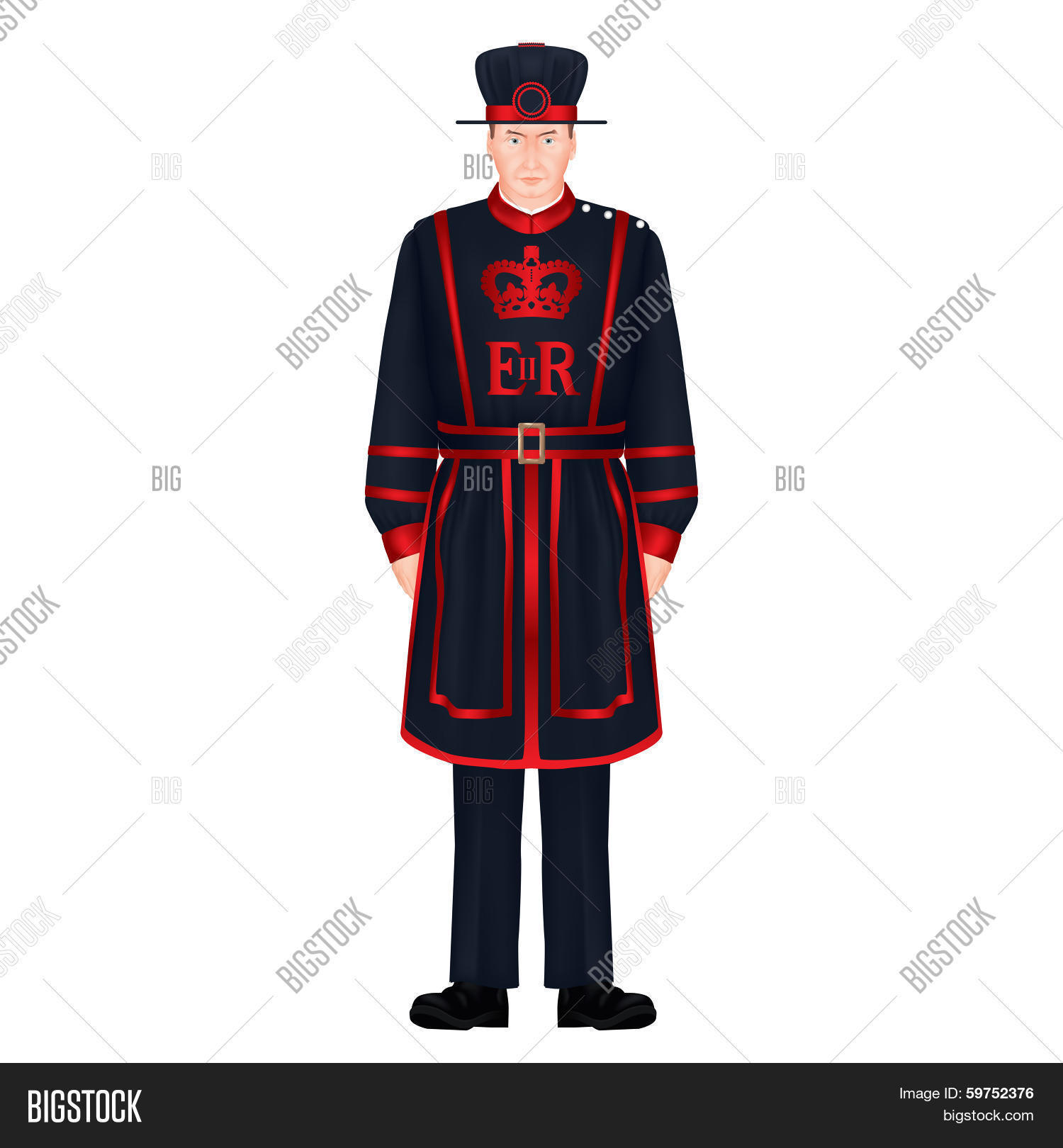 Beefeater Soldier - Vector & Photo (Free Trial) | Bigstock