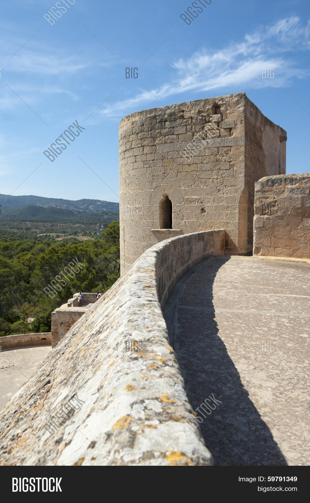 Bellver Castle Image & Photo (Free Trial) | Bigstock