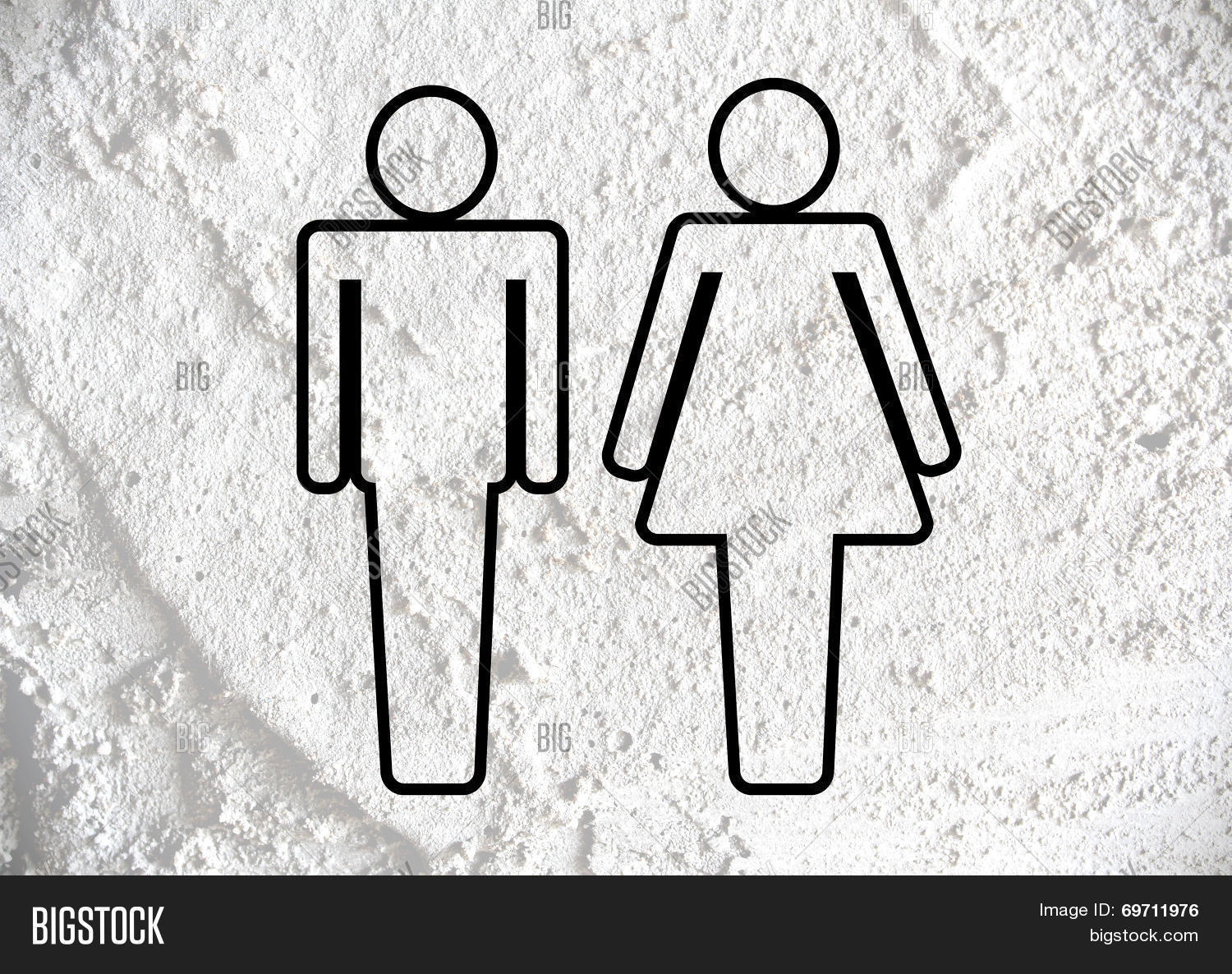 Pictogram Man Woman Image & Photo (Free Trial) | Bigstock