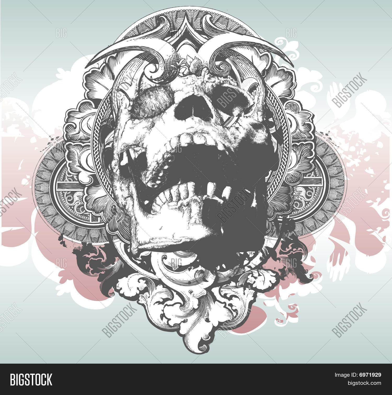 Mystical Skull Vector & Photo (Free Trial) | Bigstock