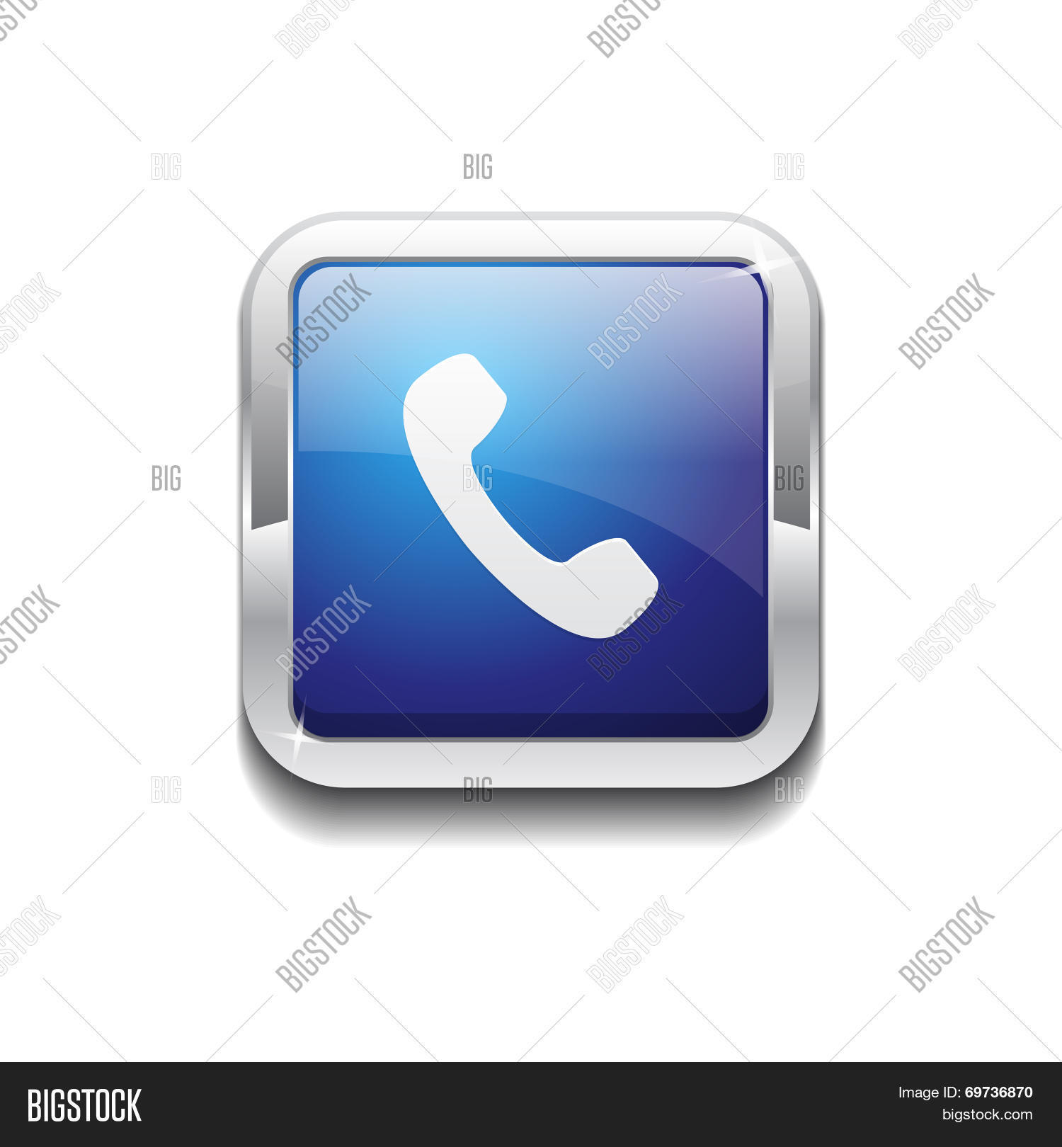 Call Rounded Corner Vector & Photo (Free Trial) | Bigstock