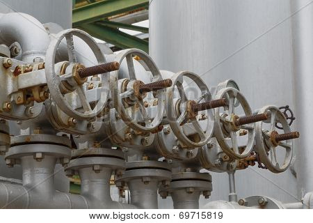 Old Gate Valve On Pipe Image & Photo (Free Trial) | Bigstock