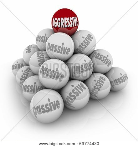 Aggressive Word On Red Image & Photo (Free Trial) | Bigstock