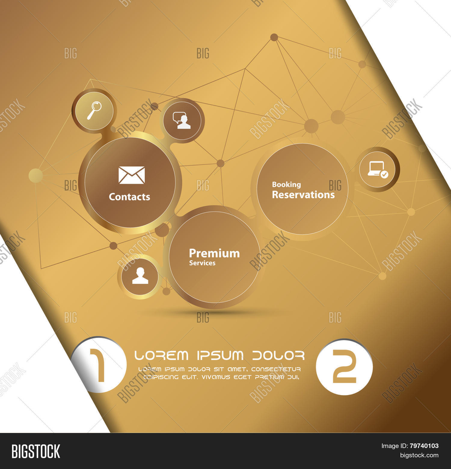 Gold Computing Vector & Photo (Free Trial) | Bigstock