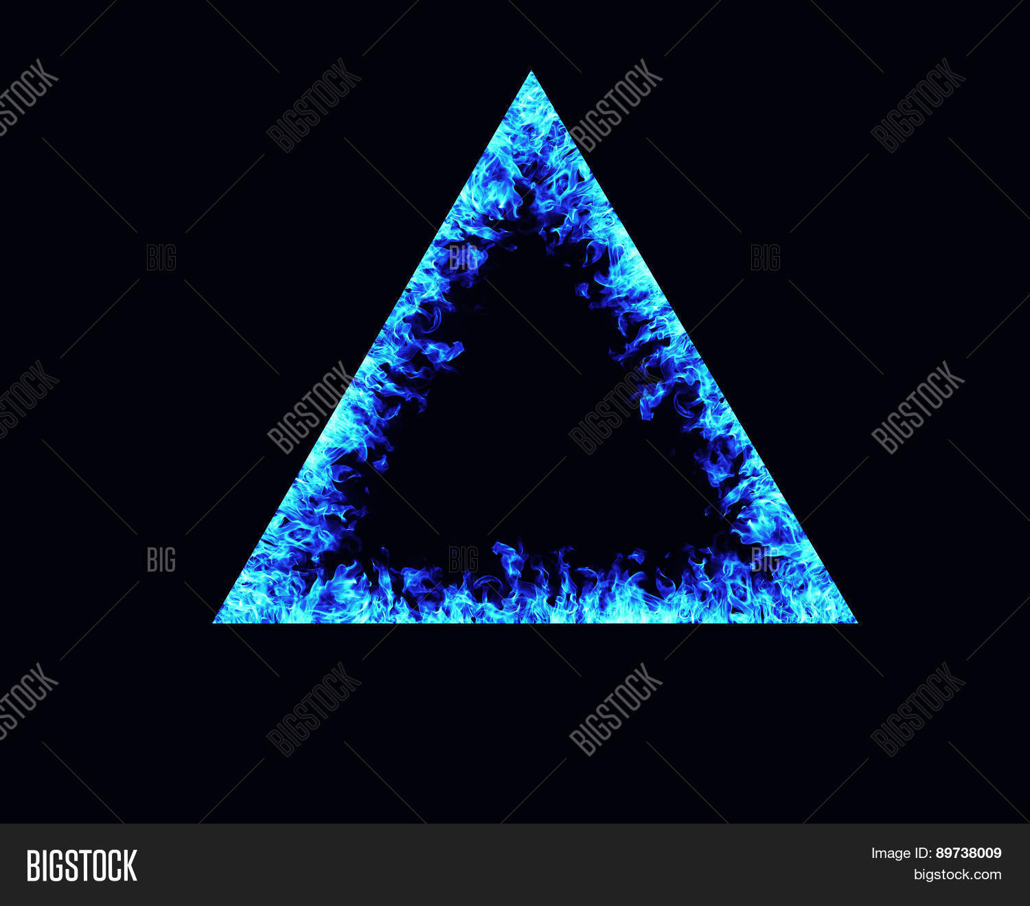 Triangle Fire Flames Image & Photo (Free Trial) | Bigstock