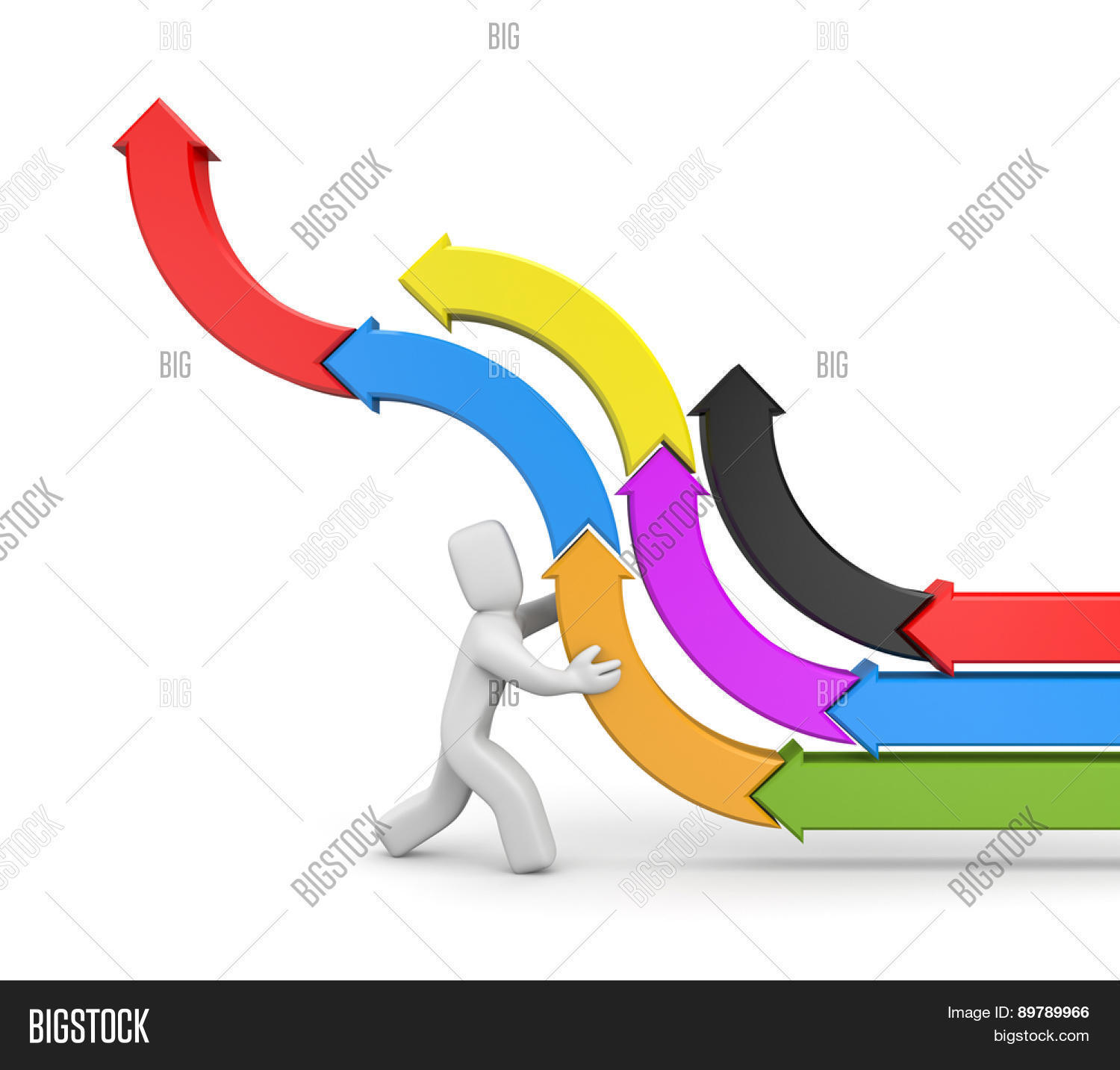 Person Arrows. Success Image & Photo (Free Trial) | Bigstock