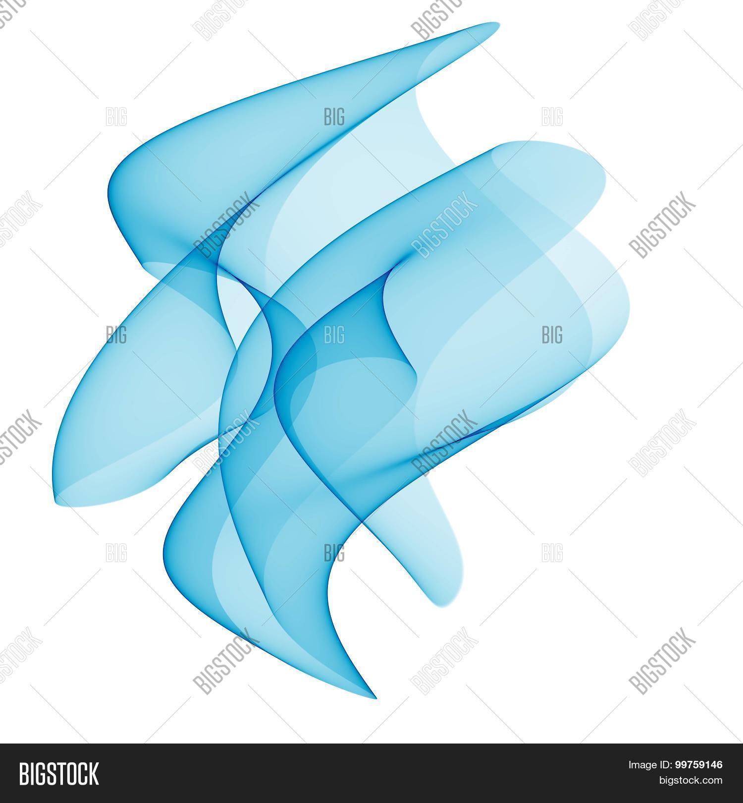 Blue Transparent Waves Image & Photo (Free Trial) | Bigstock