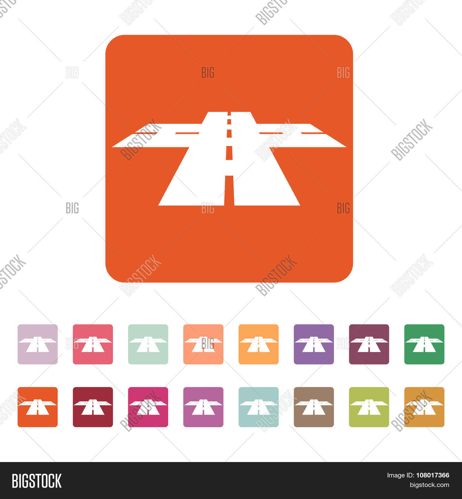 Crossroads Icon. Vector & Photo (Free Trial) | Bigstock