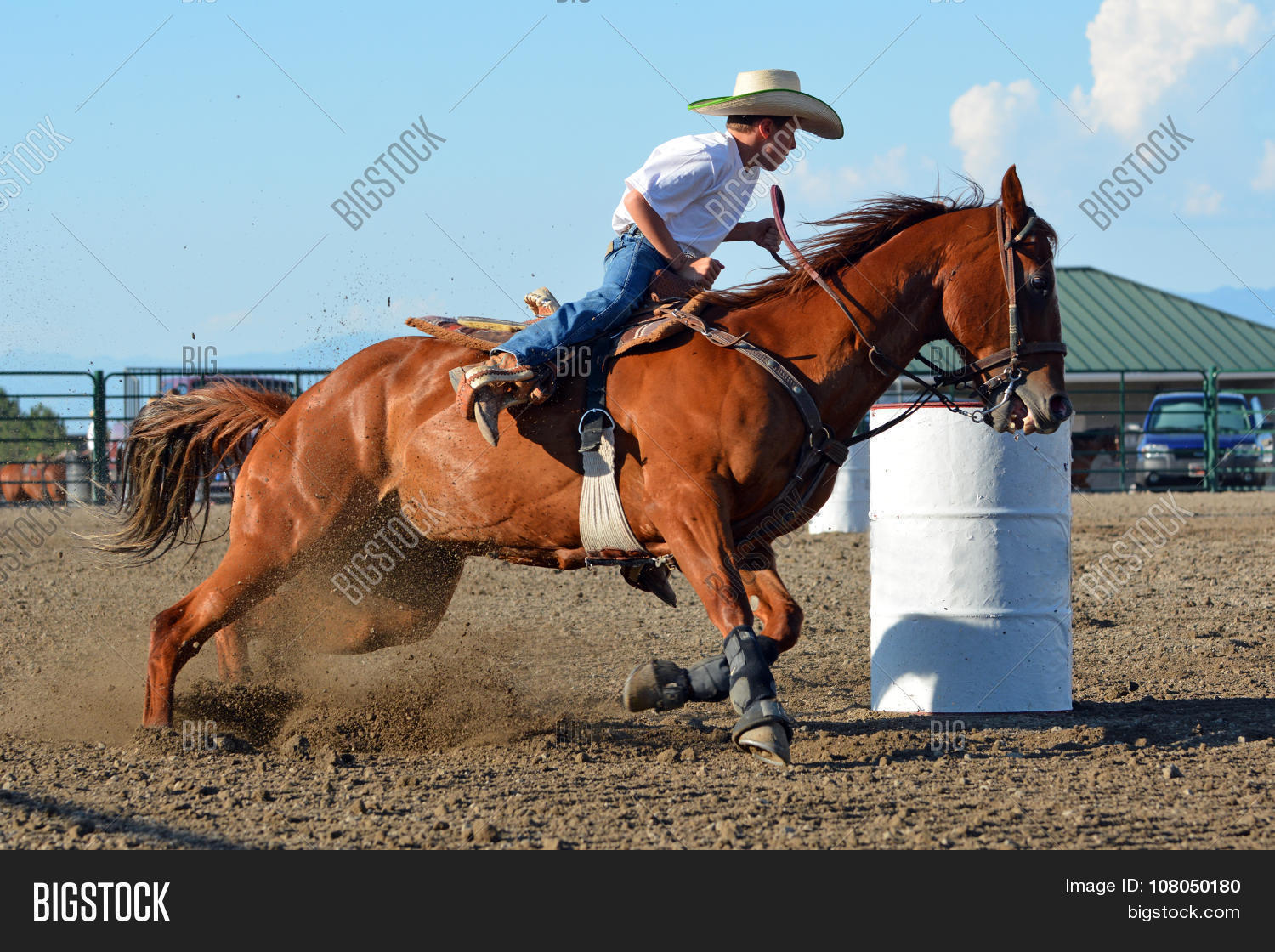 Young Boy Barrel Image & Photo (Free Trial) | Bigstock
