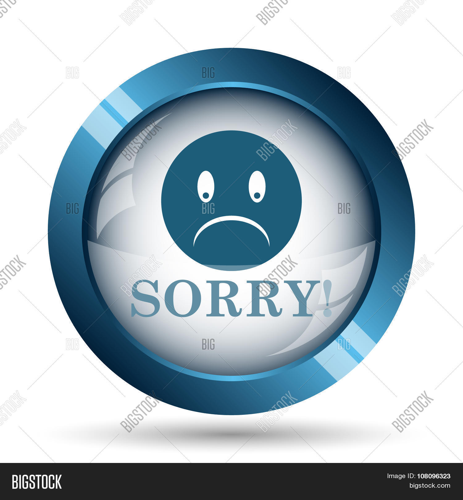 Sorry Icon Image & Photo (Free Trial) | Bigstock