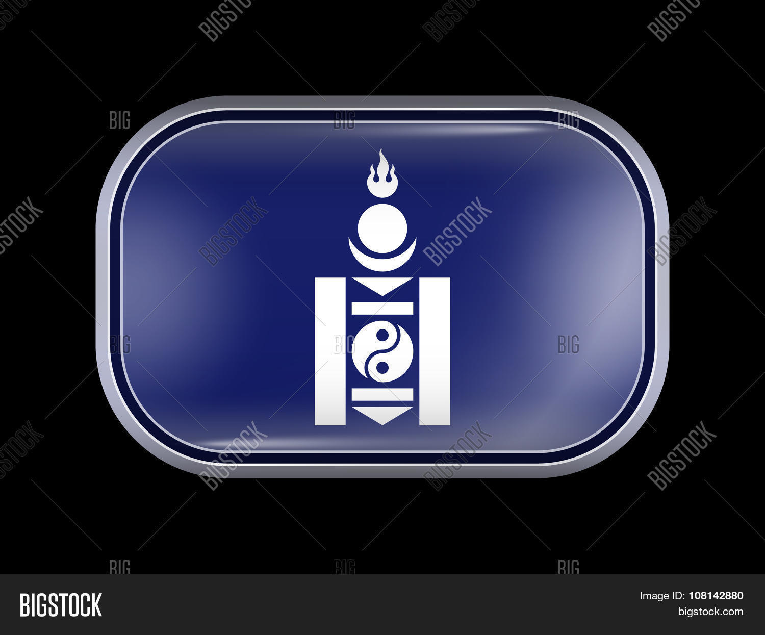 Mongolian Soyombo. Vector & Photo (Free Trial) | Bigstock