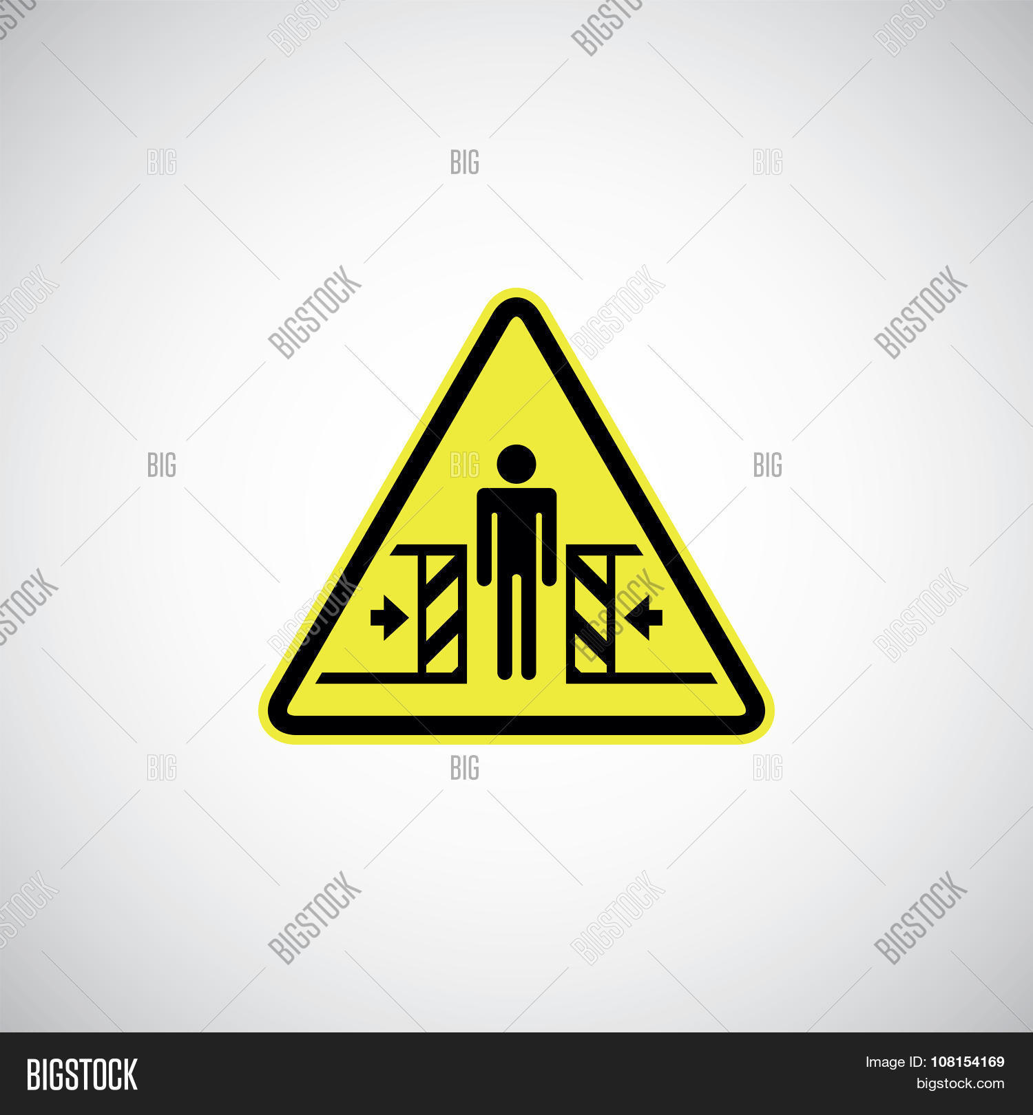 Entrapment Risk Sign Vector & Photo (Free Trial) | Bigstock