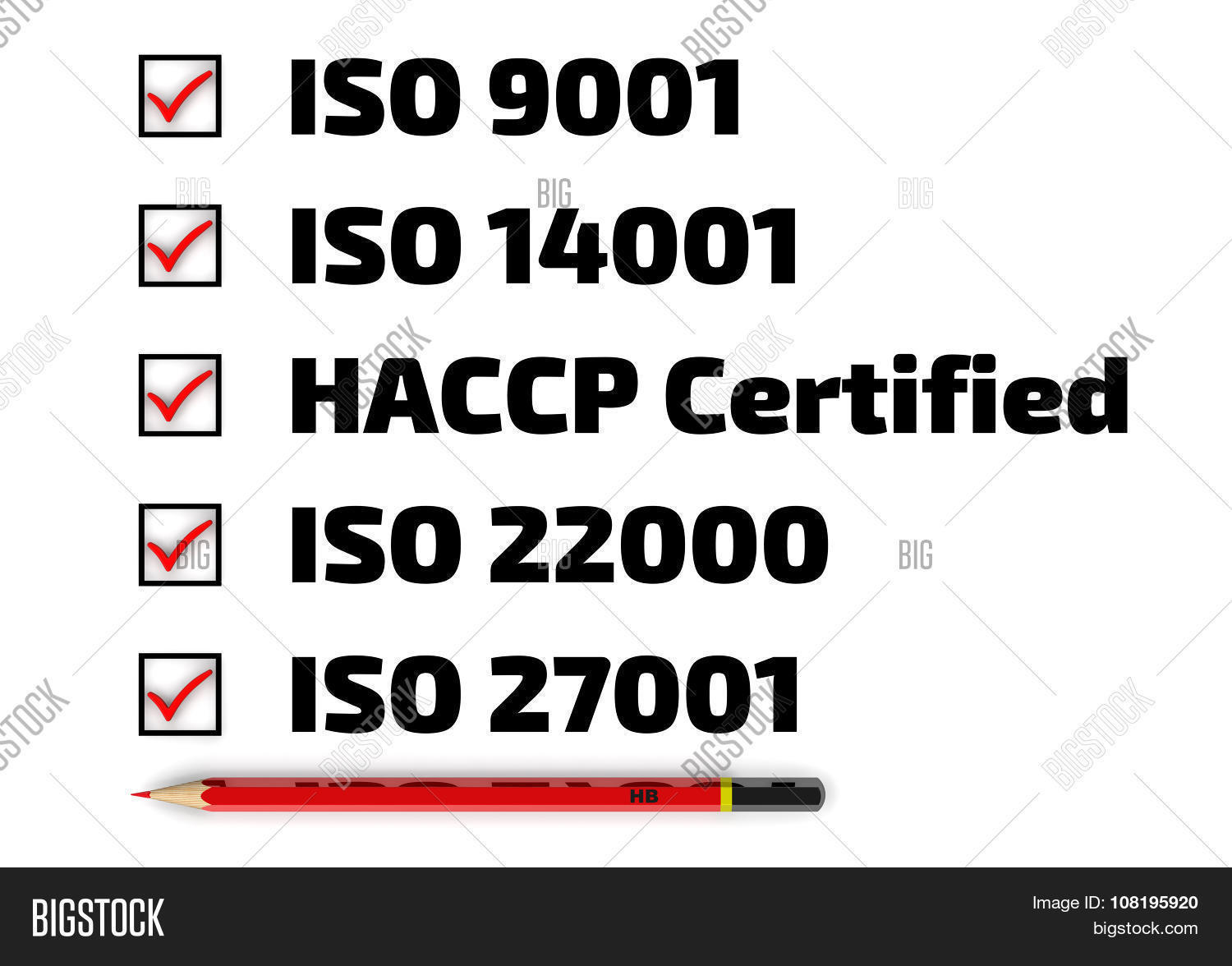 List ISO Standards Image & Photo (Free Trial) | Bigstock