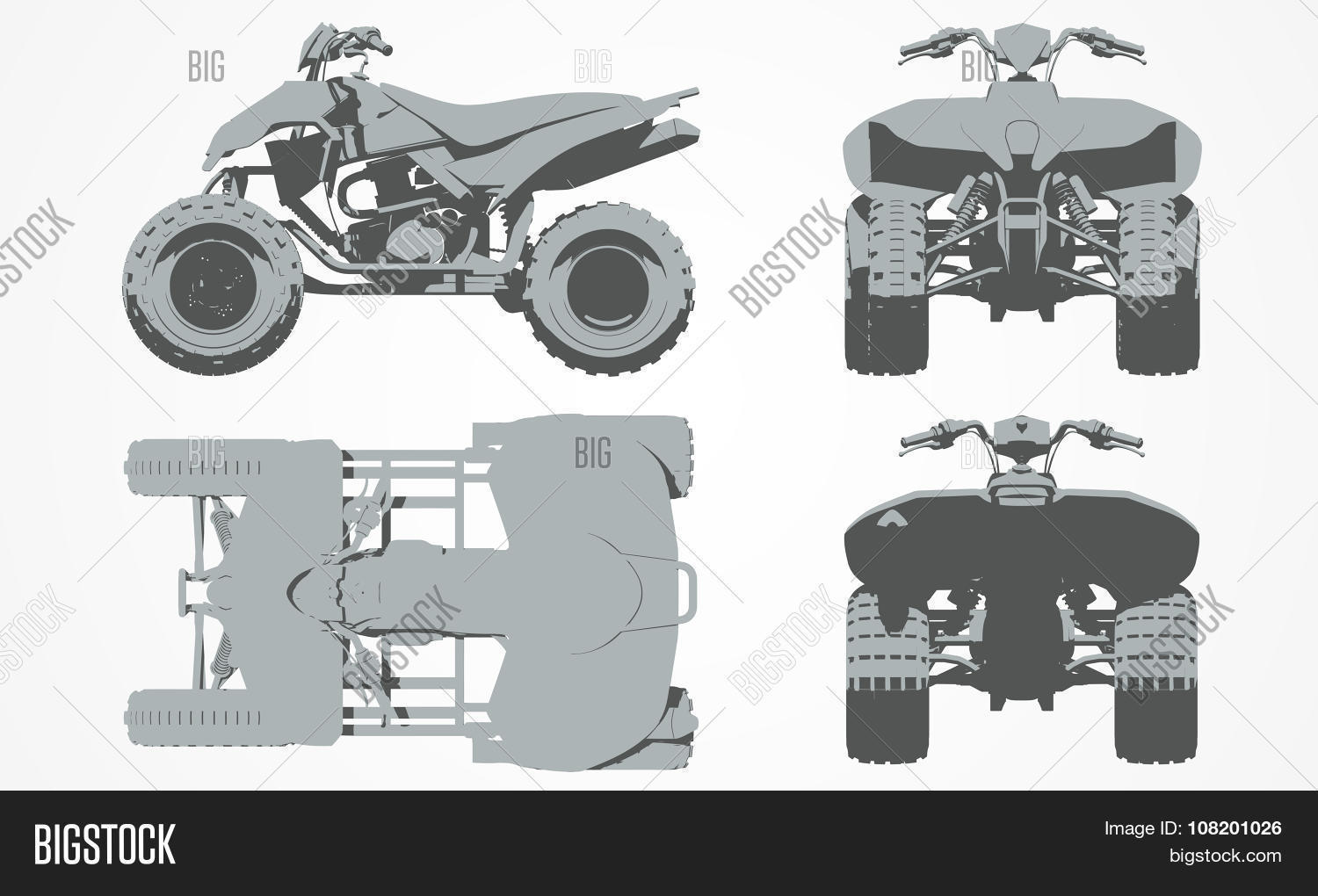 Front, Top, Back Side Vector & Photo (Free Trial) | Bigstock