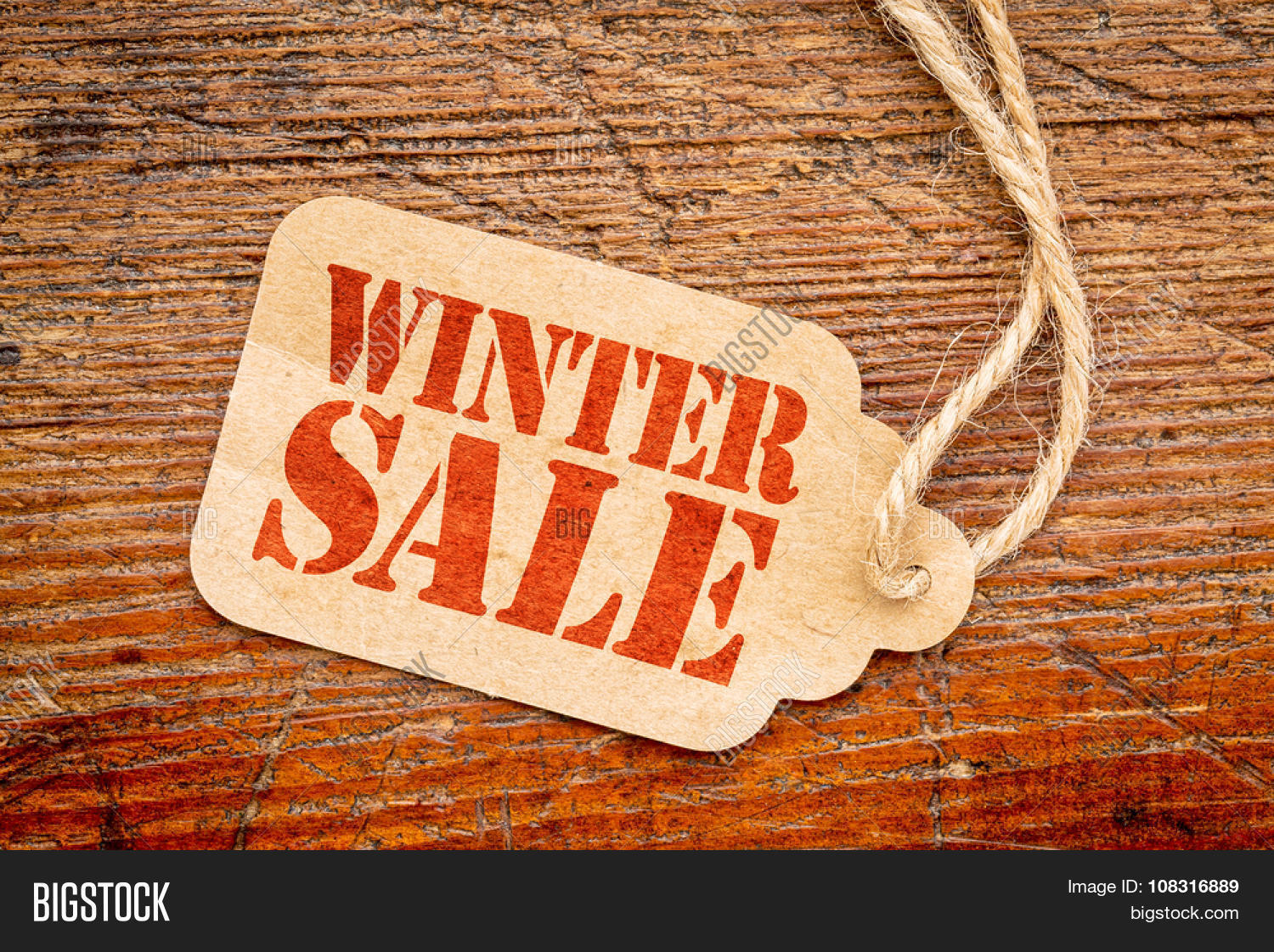 Winter Sale Sign - Red Image & Photo (Free Trial) | Bigstock