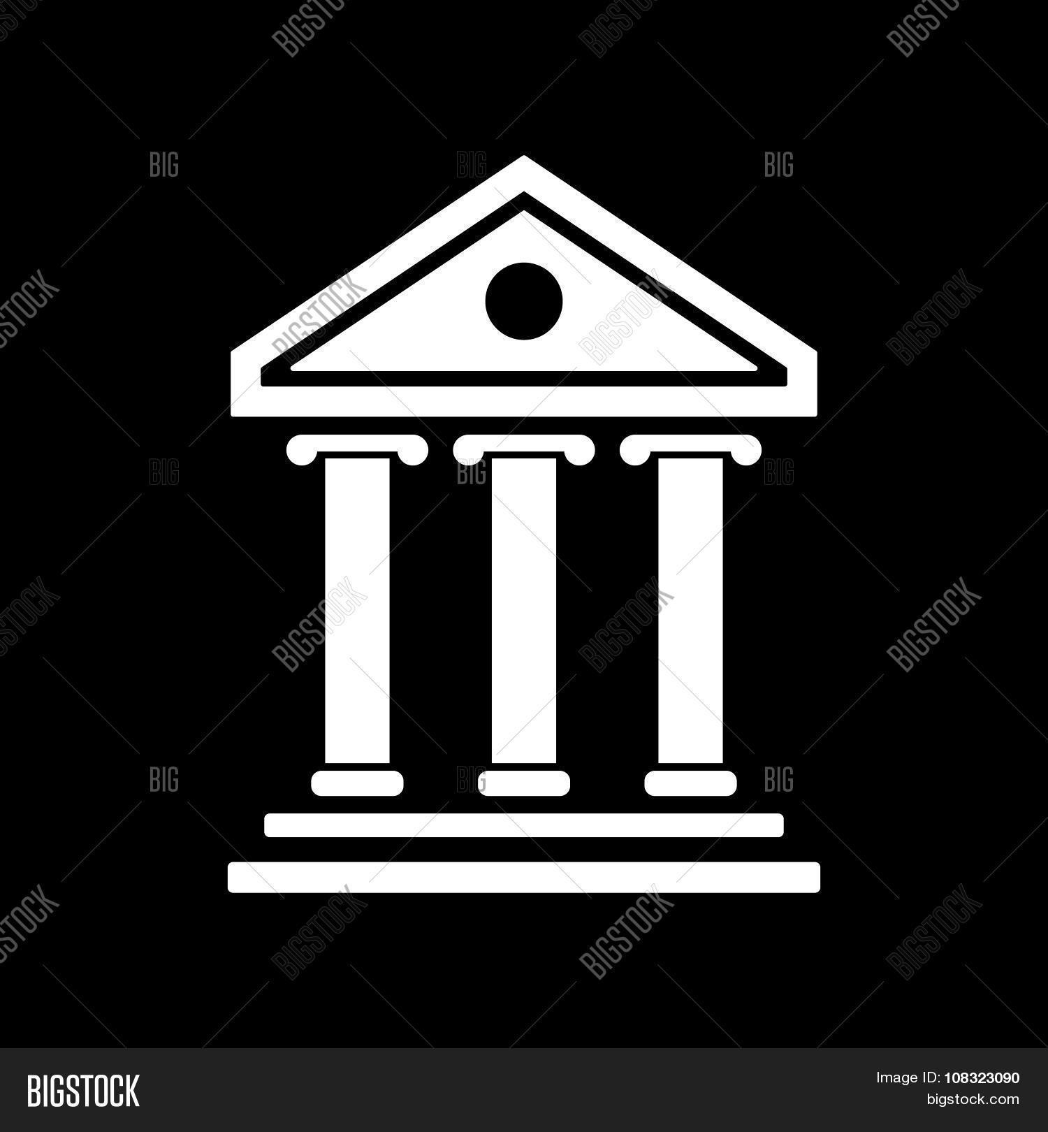 Bank Icon. Building Vector & Photo (Free Trial) | Bigstock